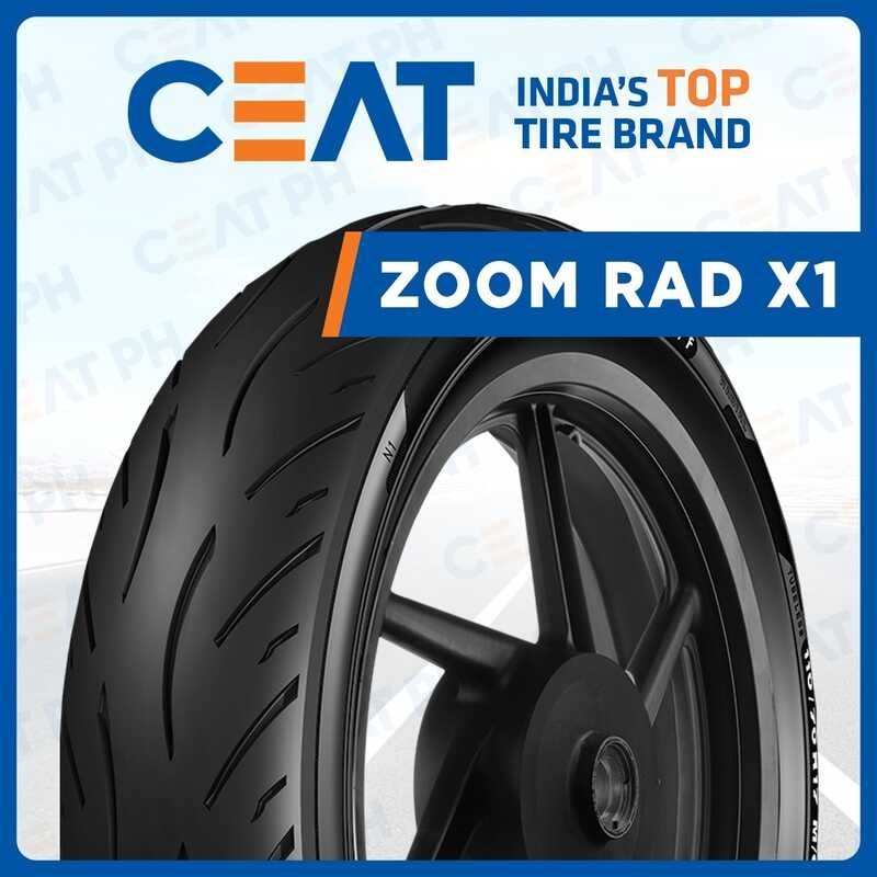 150/60R ♚ CEAT "Zoom RAD X1" 150/60 R 17 TL (Tubeless) Motorcycle Tires ...