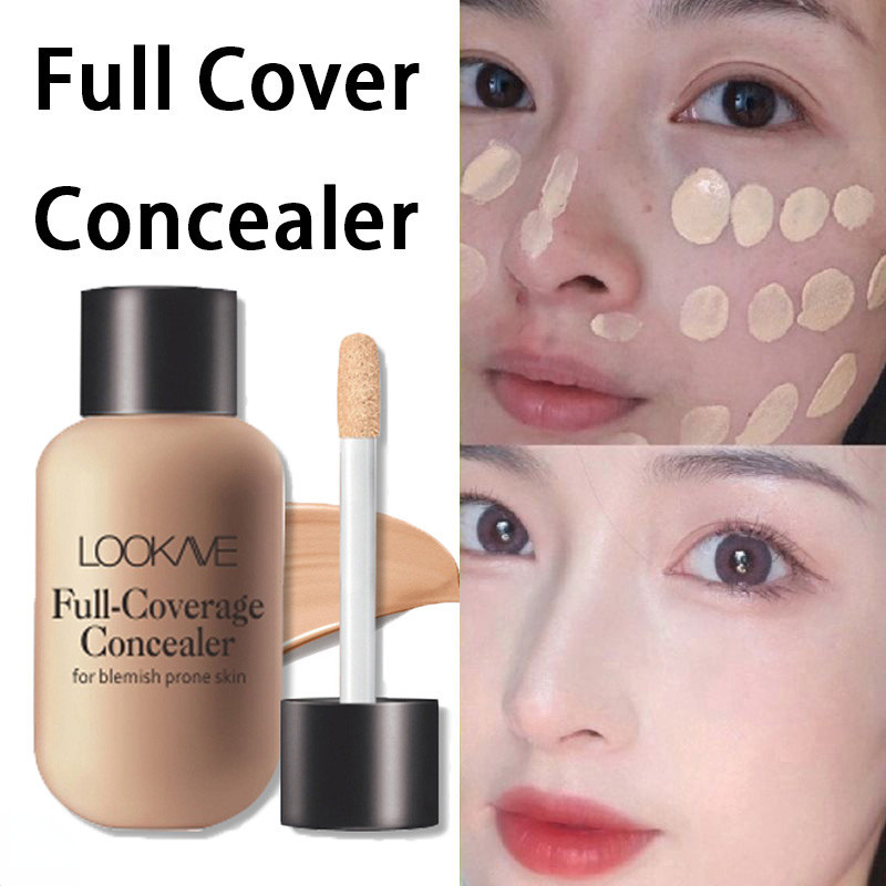 2In1 Waterproof Concealer Matte Makeup Foundation Cream Face Concealing ...