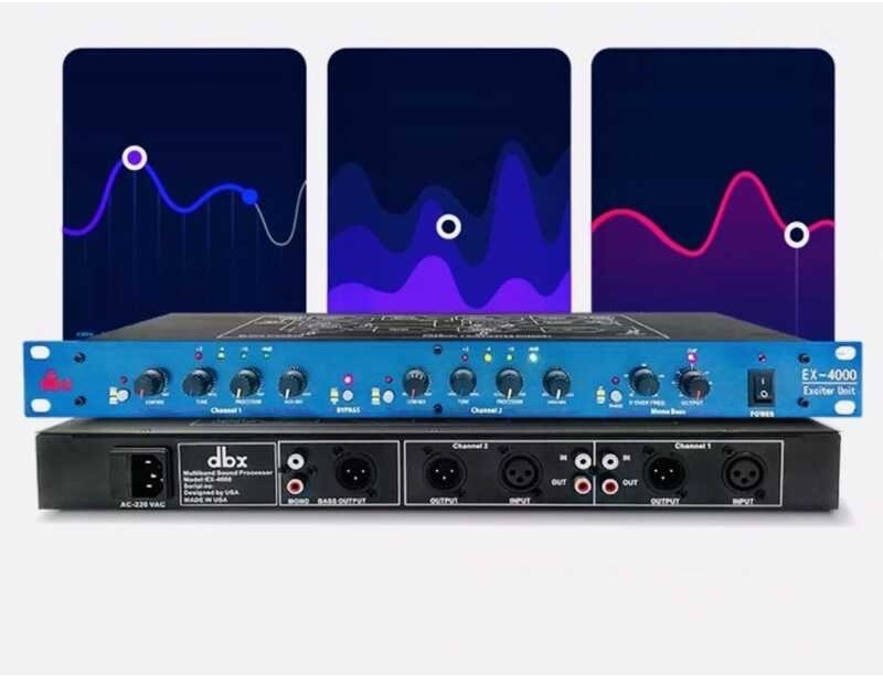 DBX EX4000 Aural Exciter paraan Professional 2 stereo 4 mono channels ...
