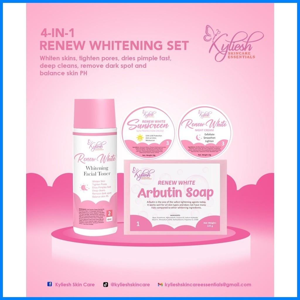 GLASS SKIN MILD REJUVENATING RENEW SET KYLIESH SKIN | Shopee Philippines