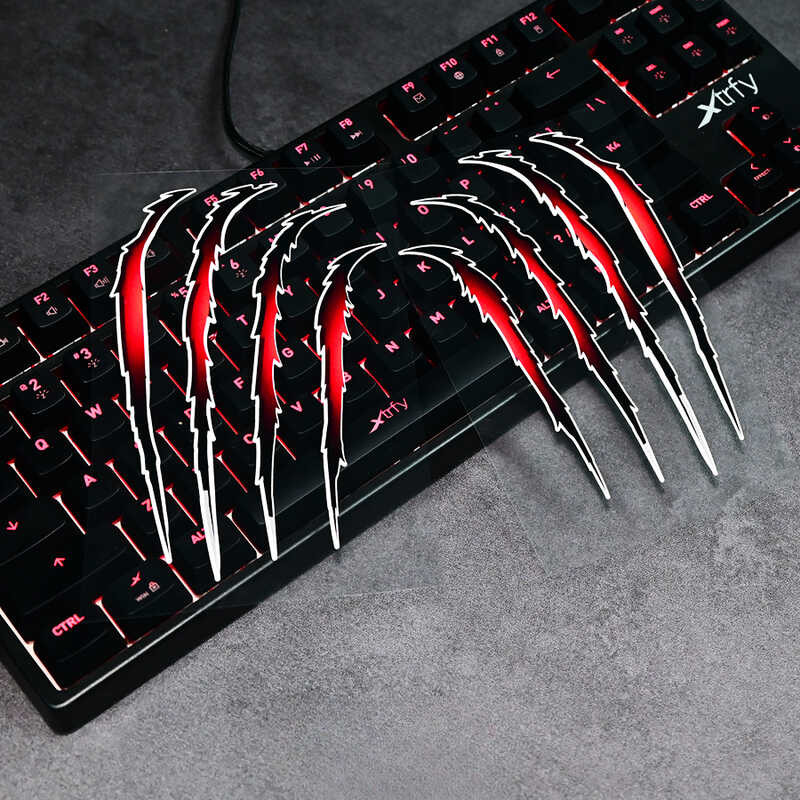 2024 New Design Motorcycle Monster Claw Scratch Stickers Racing Helmet ...