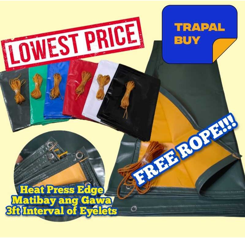 8Ft X 24Ft RUBBERRIZED MAYAMA TOLDA LONA TARPAULIN TRAPAL COVER WITH ...
