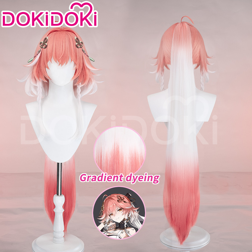 §≈ Game Wuthering Waves Dokidoki Women 100Cm Gradient Dyeing Long Hair ...