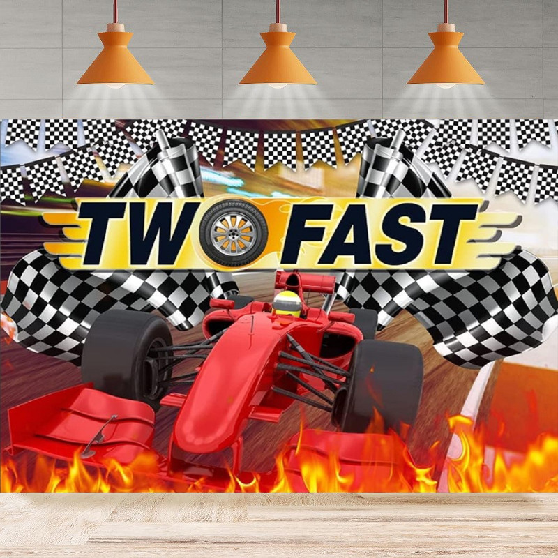 § Photography Backdrop Fast Red Race Car Racing Tire Background Black ...
