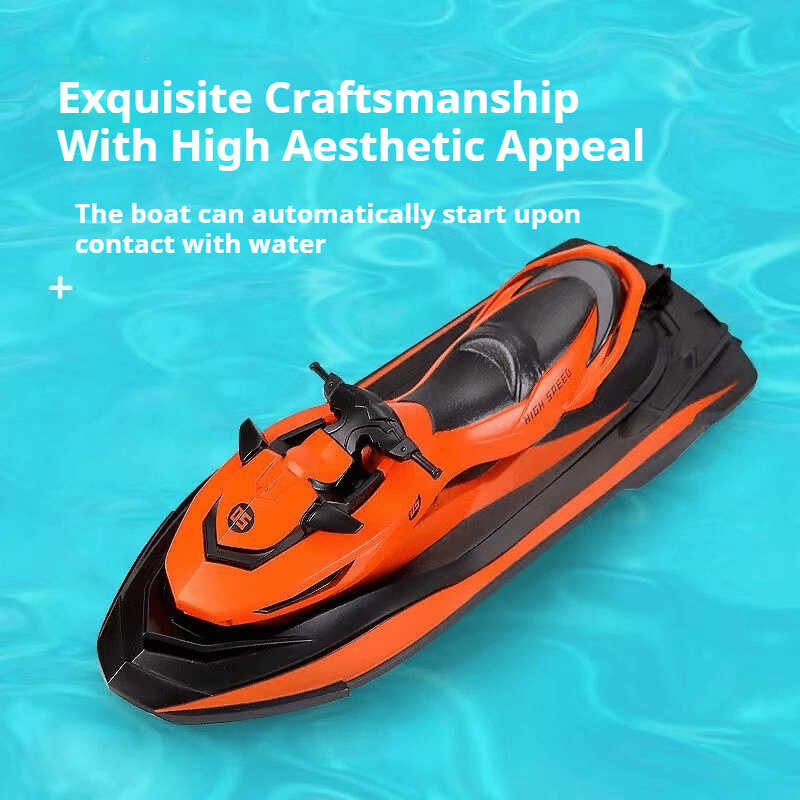 Jet Ski Mini High-Speed RC Motorboat 2.4G Remote Control Electric Boat ...