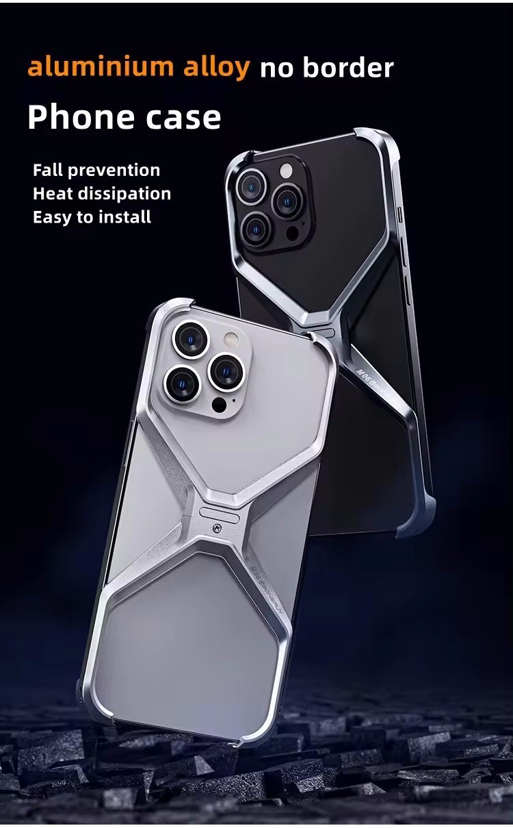 Aluminum Alloy X-shaped Metal Frame for iPhone 16 Pro Max | Shopee ...