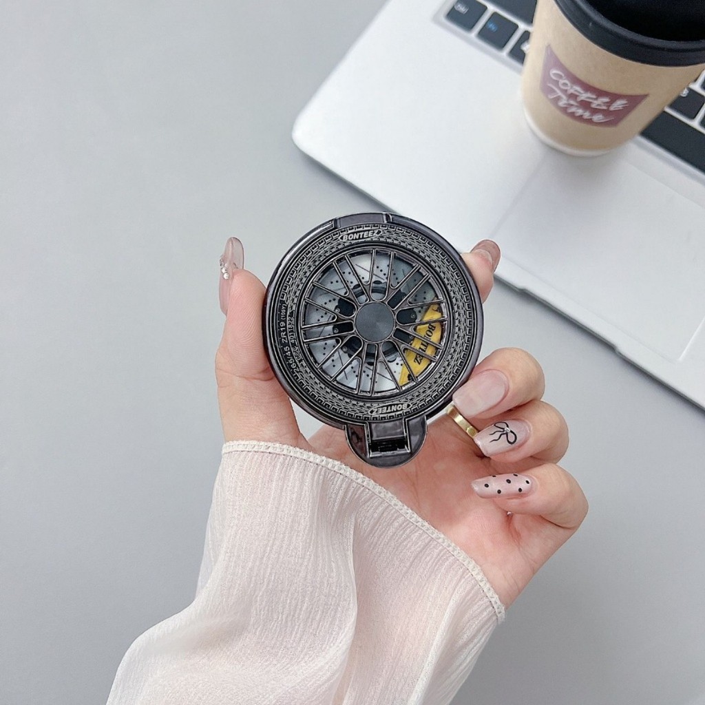 Rotating Gyroscope Phone Holder Decompression Brackets Back Adhesive ...