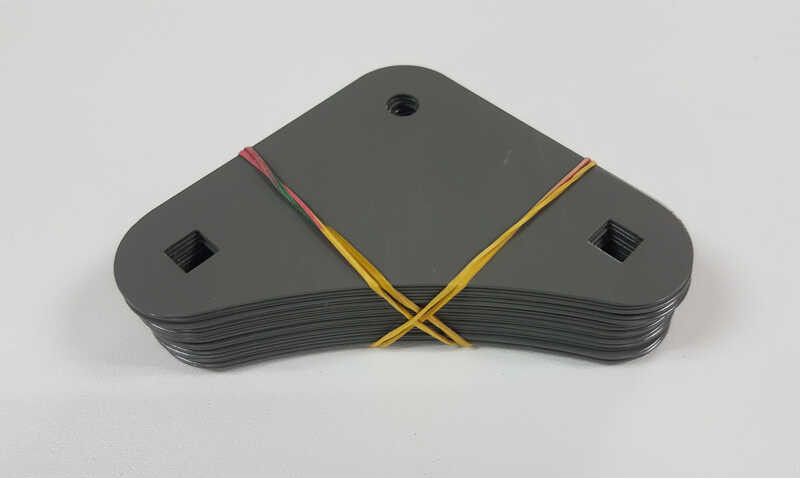 Corner Plate Gray (20 piraso) para sa Slotted Angle Bars | Shopee ...