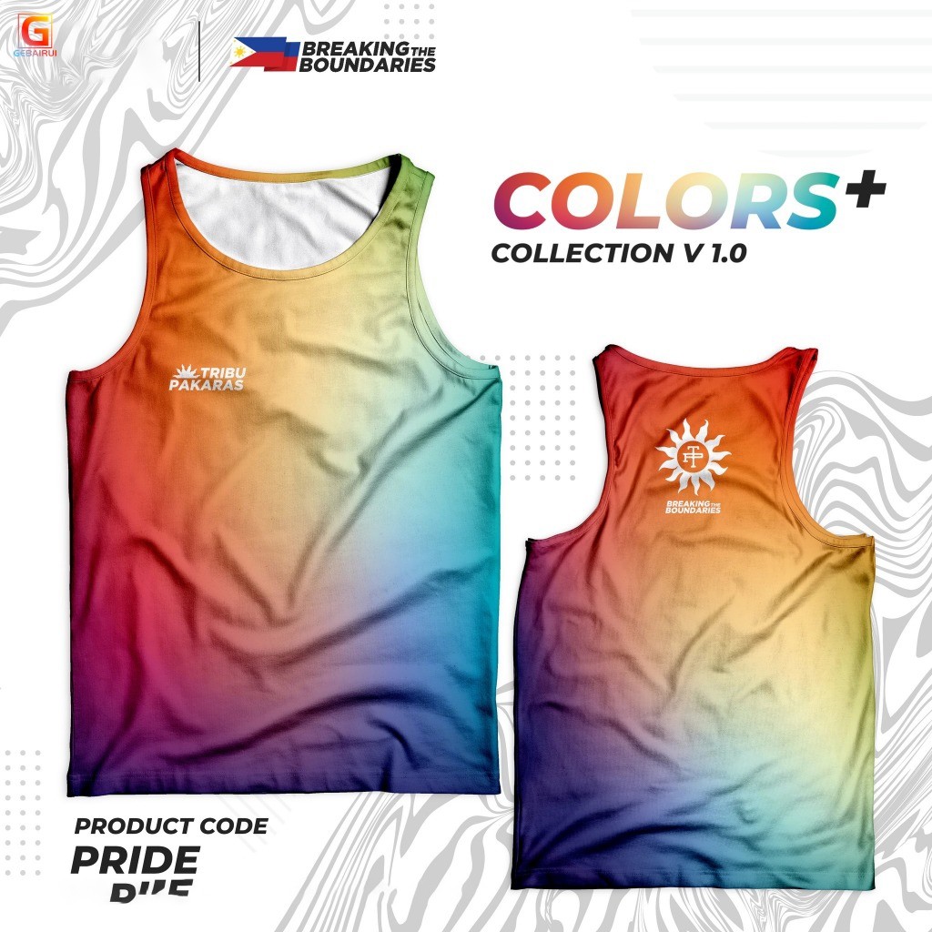 COLORS+PRIDE SINGLET Mountaineering and running sports vest | Shopee ...