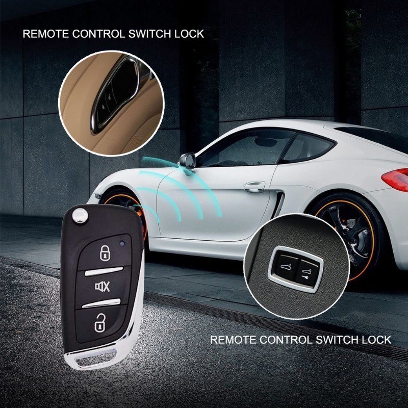 Universal CAR REMOTE CONTROL ALARM KEYLESS ENTRY SYSTEM Anti-Theft Door ...