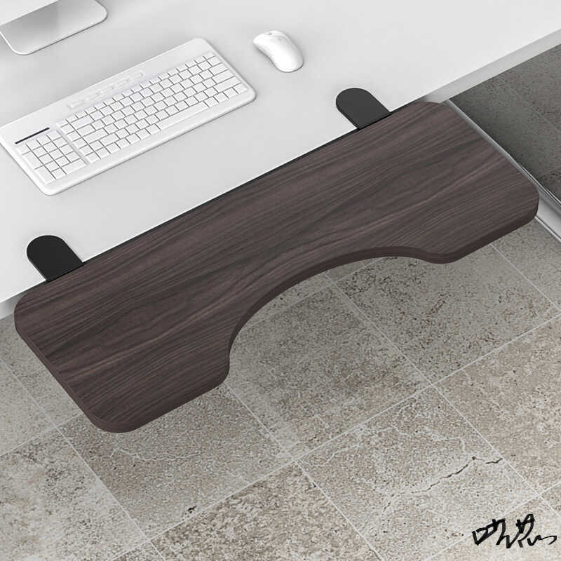 Desk Extender Computer Desktop Tabletop Keyboard Tray Bracket Widen Arm ...