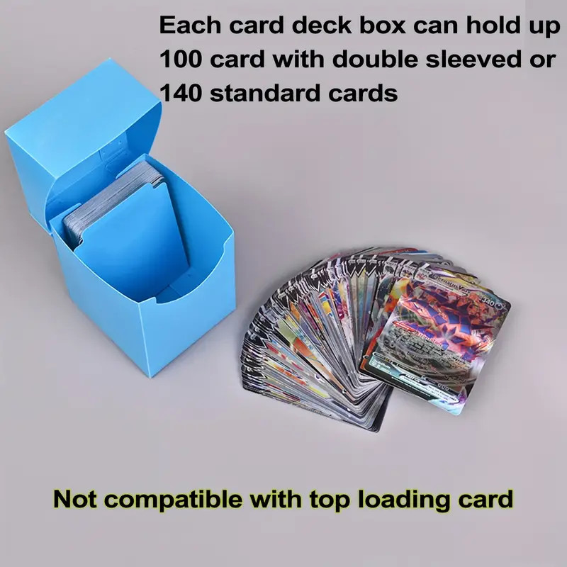 Game Trading Card Box Card Deck Box Durable Sturdy Collectible Game ...