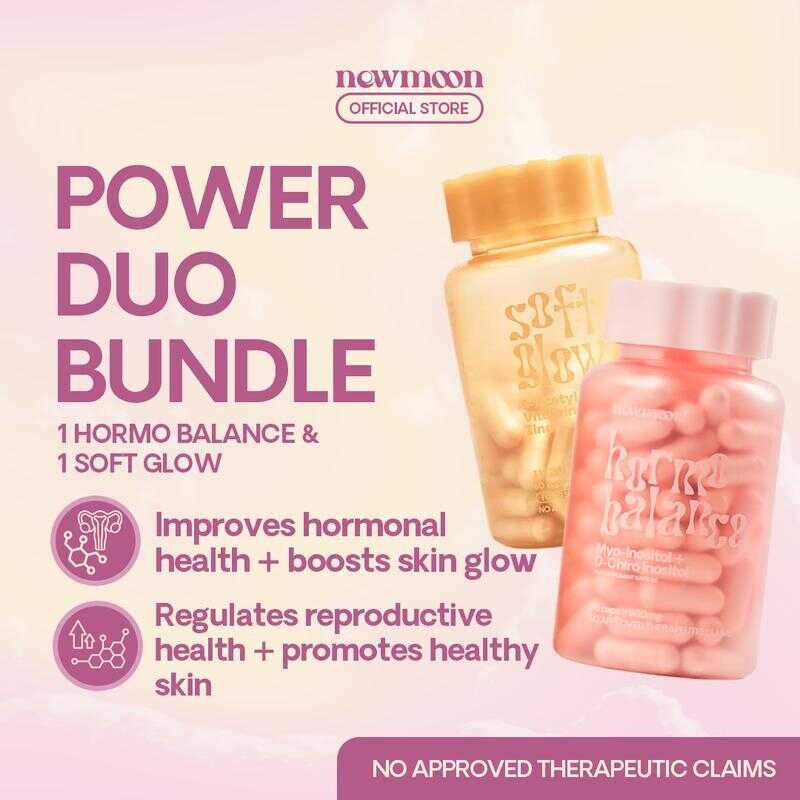 【Official】New MOON Hormo Balance + Soft Glow Collagen Vitamin Beauty ...