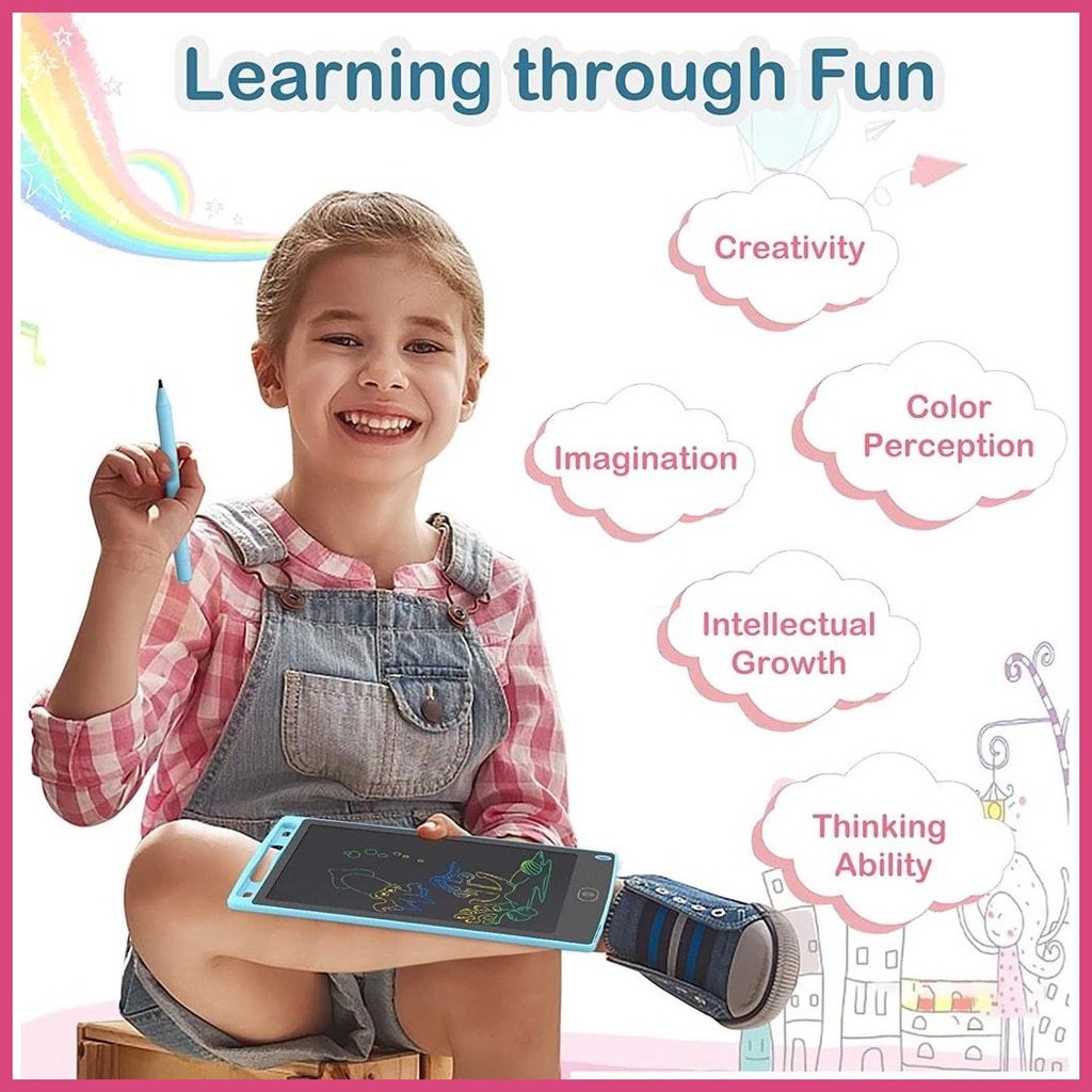 ∰ Smart LCD Writing Board 8.5/12/16Inch drawing board for kids Color ...