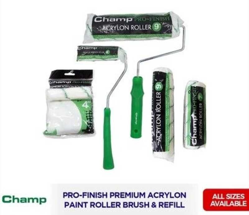 [D&D] CHAMP Pro- FINISH Paint Roller & Refill Premium Acrylon (All ...