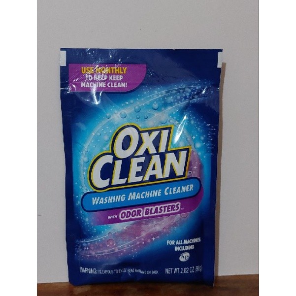 OxiClean Washing Machine Cleaner with ODOR BLASTERS, 1 pouch 80g ...