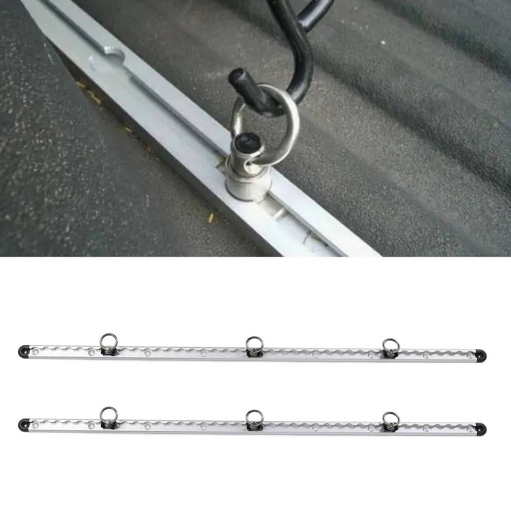 Airline Rail 1 Pair Aluminum L Track Rail 100cm Cargo Securing Lashing ...