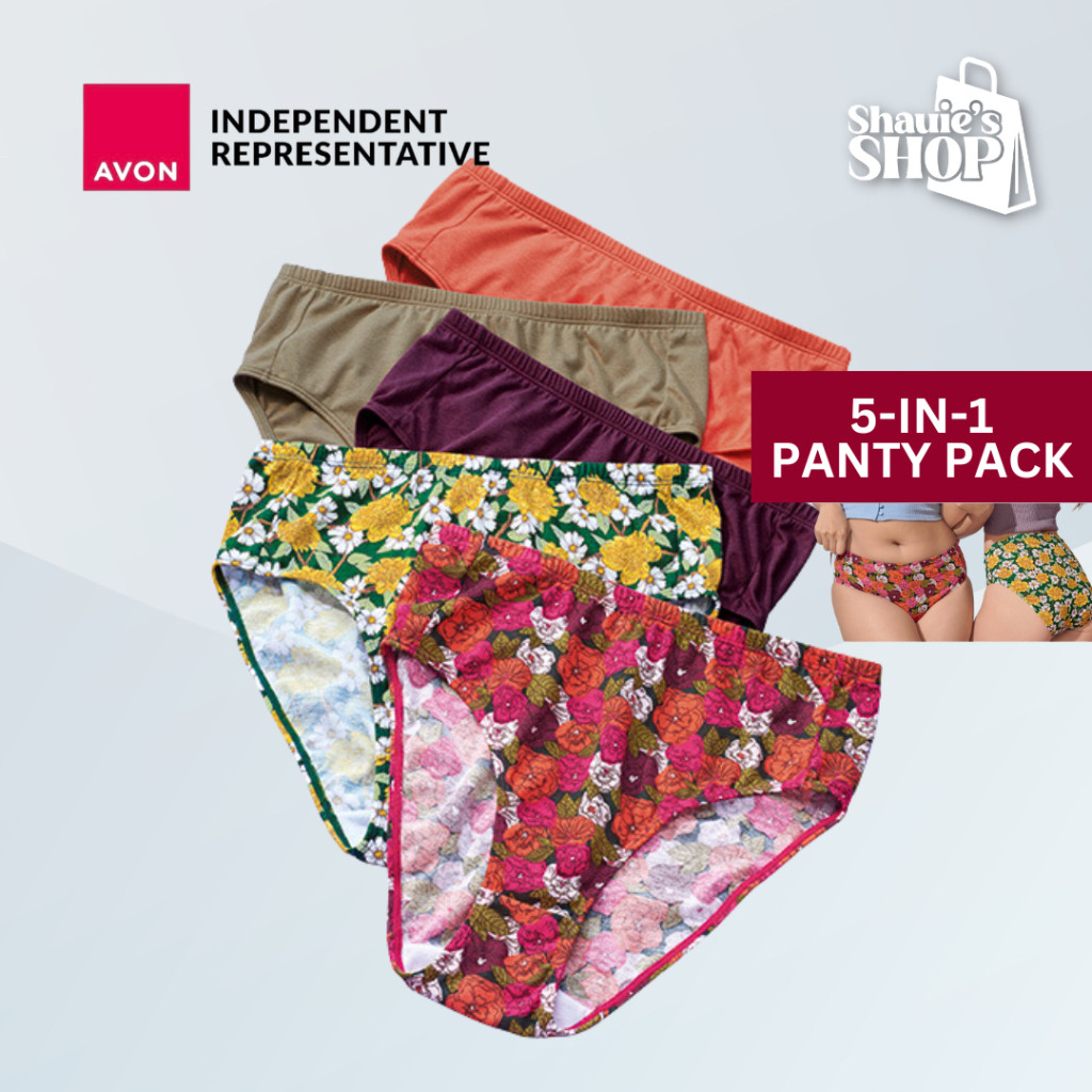 AVON Viela 5-in-1 Hi-leg Maxi Panty Pack | Shopee Philippines