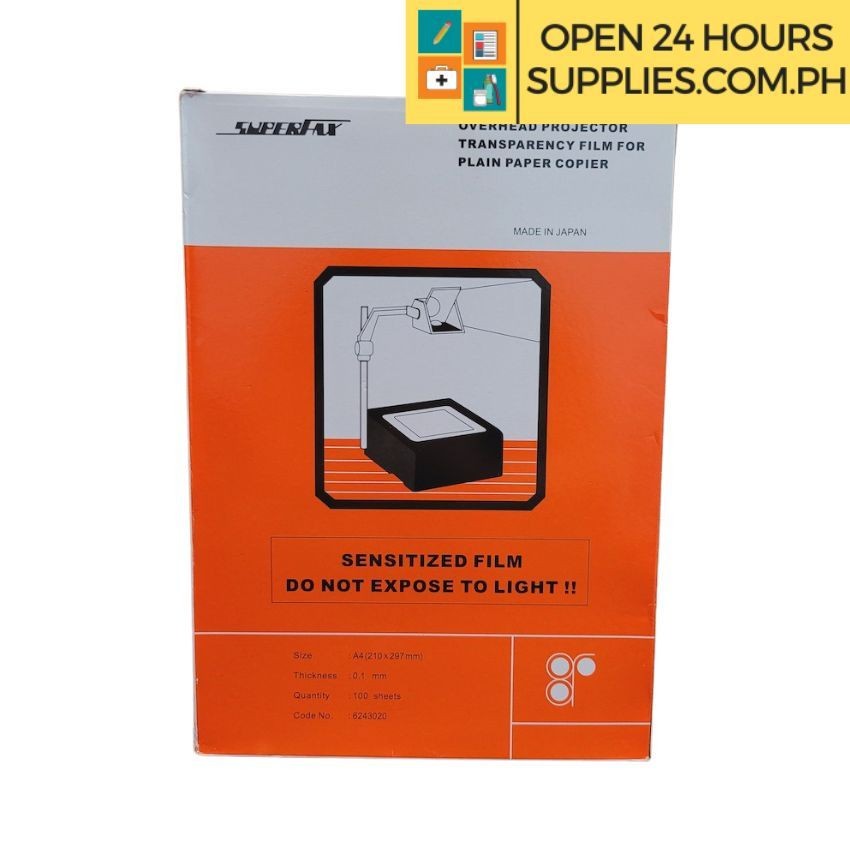 Acetate Superfax Overhead Projector Transparency Film Sensitized A4 ...