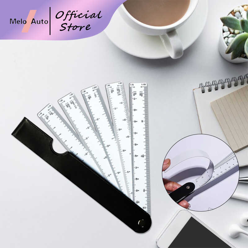 Multi-Functional Fan Ruler Practical Multi Ratio Measure Scale For ...