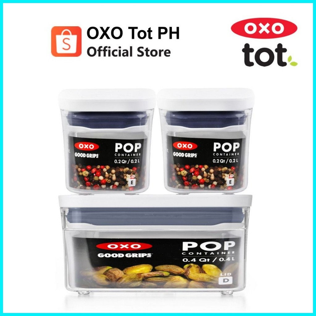 OXO Good Grips POP Container, Starter Gift Pack ( oxo tot oxotot organize kitchen food ...