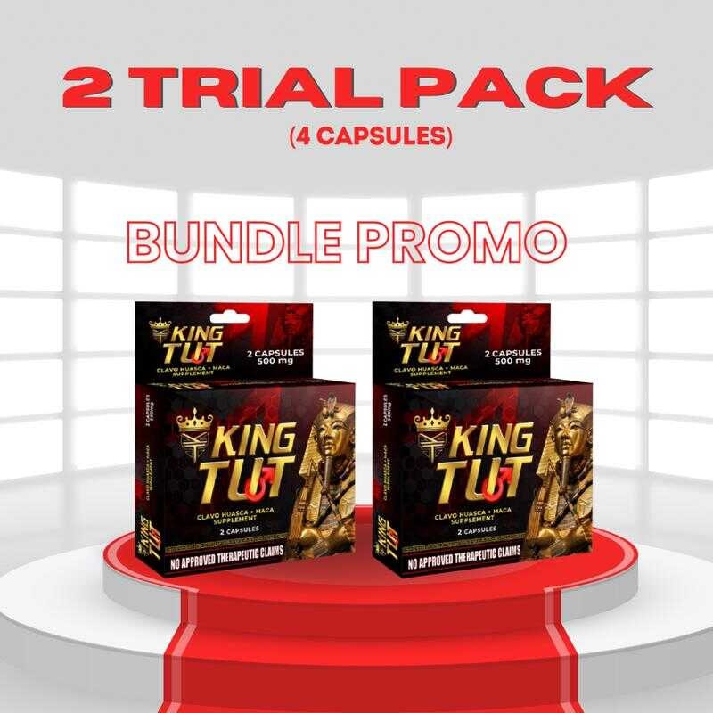 D79 Bundle Promo- King Tut Capsules 2 Trial Pack (4 For Men) | Shopee ...