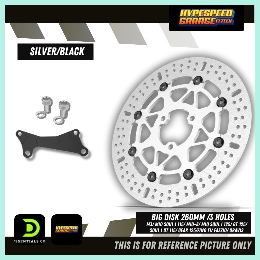 Big Disk 260mm with 3 Holes for M3/Mioi125/Gt115/Gt125/Gear/Gravis ...