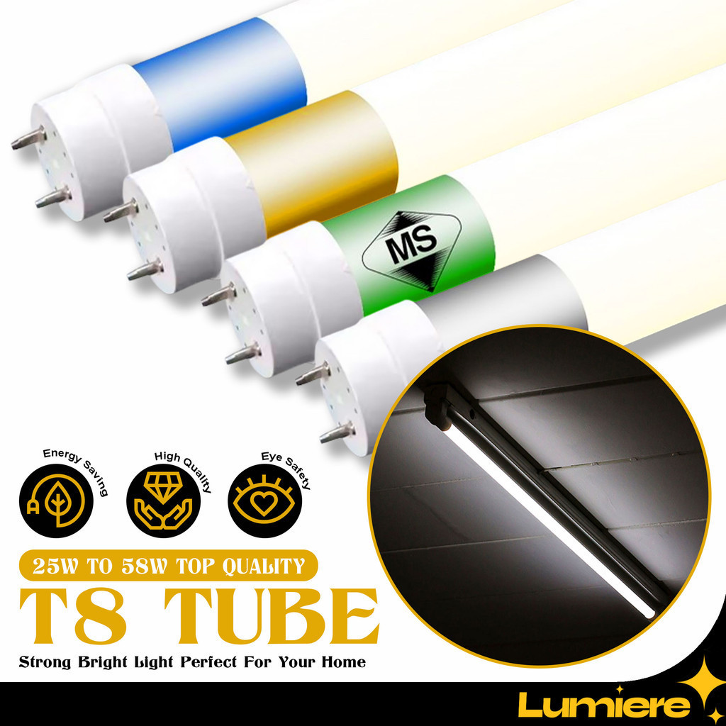 T8 LED Tube Lampu Led Siling Led Ceiling Light Panjang Lampu ...
