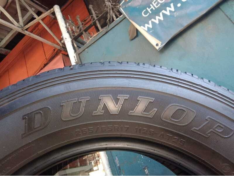 COD 265/65/17 Dunlop Grandtrek A/T Dot 2021-2022 - Surplus( Bawat ...
