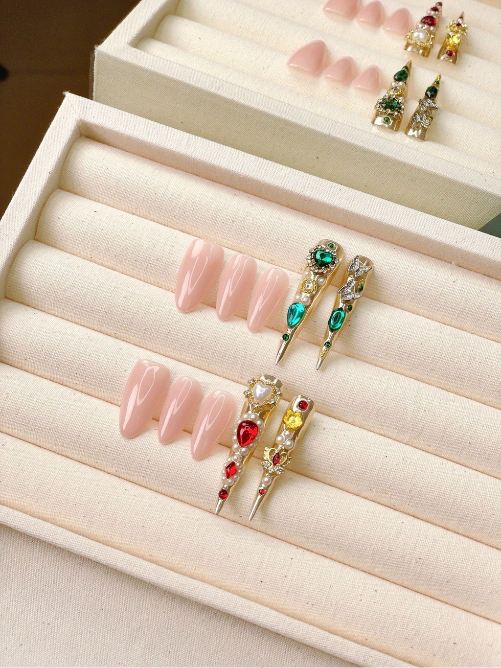 Palace Nail Care Pearls Gemstones Luxury Ancient Chinese Classical ...