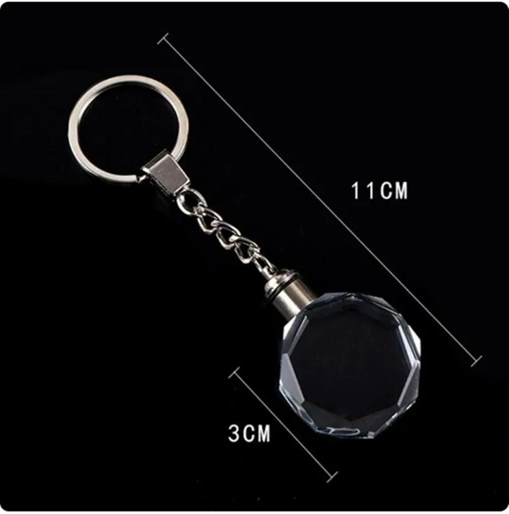 Olympic Games Paris 2024 KeyChain LED Light 7 Color Crystal Customized ...