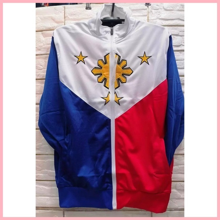 ♒ ∆ Philippines Flag Jacket Embroidery Map Design | Shopee Philippines