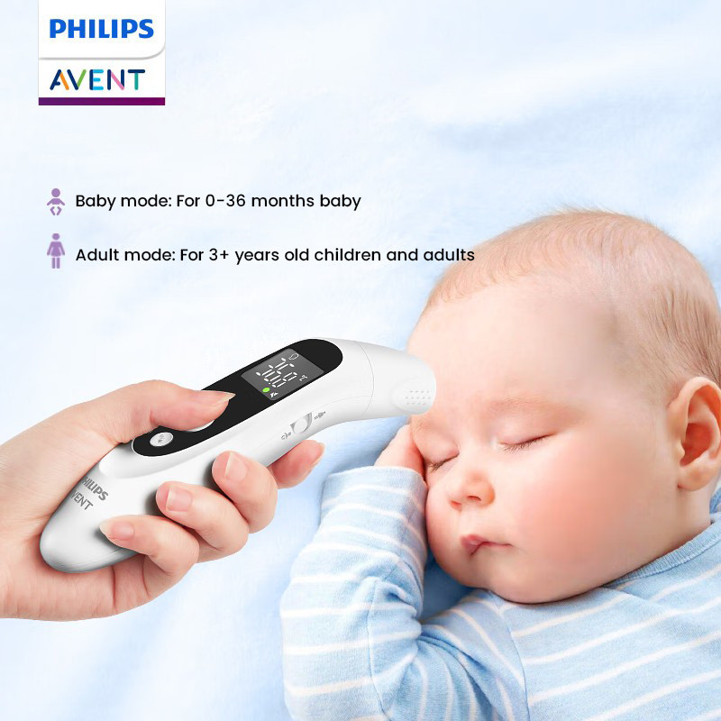 Philips Avent 2-IN-1 Thermometer Household Accurate Medical Ear ...