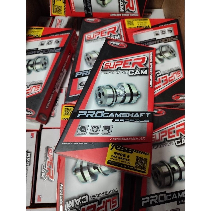 NEW RS8 NMAX / AEROX CAMSHAFT MAGIC PROFILE STAGE 1 & RACE 2 PRO SERIES ...