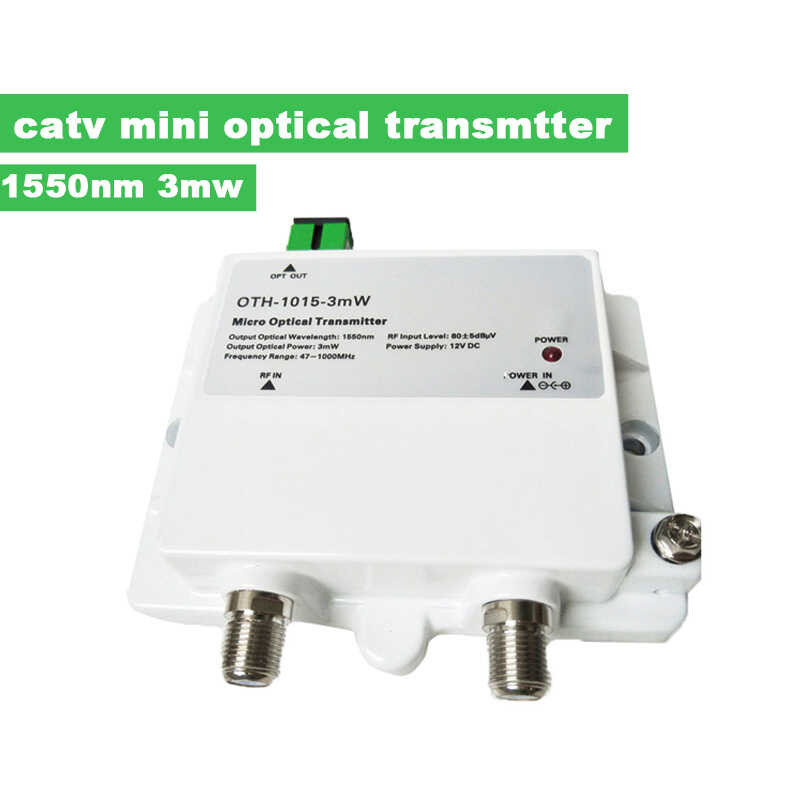 1550nm optical Micro transmitter FTTH CATV mini node Single mode fiber ...