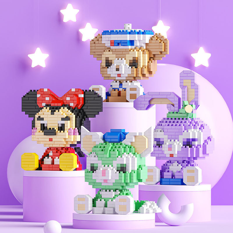 Kawaii Building Blocks Figures Mini Lego Kuromi SpongeBob SquarePants ...