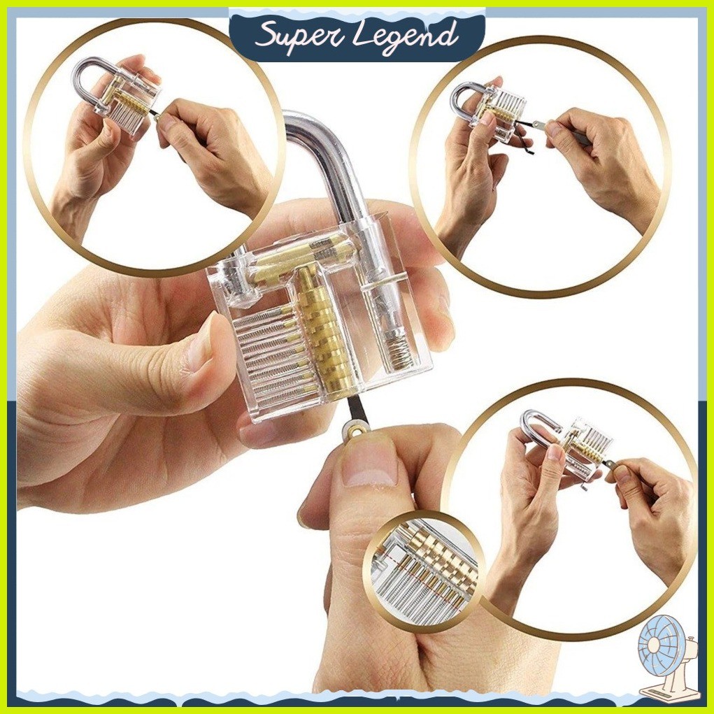 ∏ SuperLegend Unlock Locksmith Practice Lock Pick Set Key Extractor ...