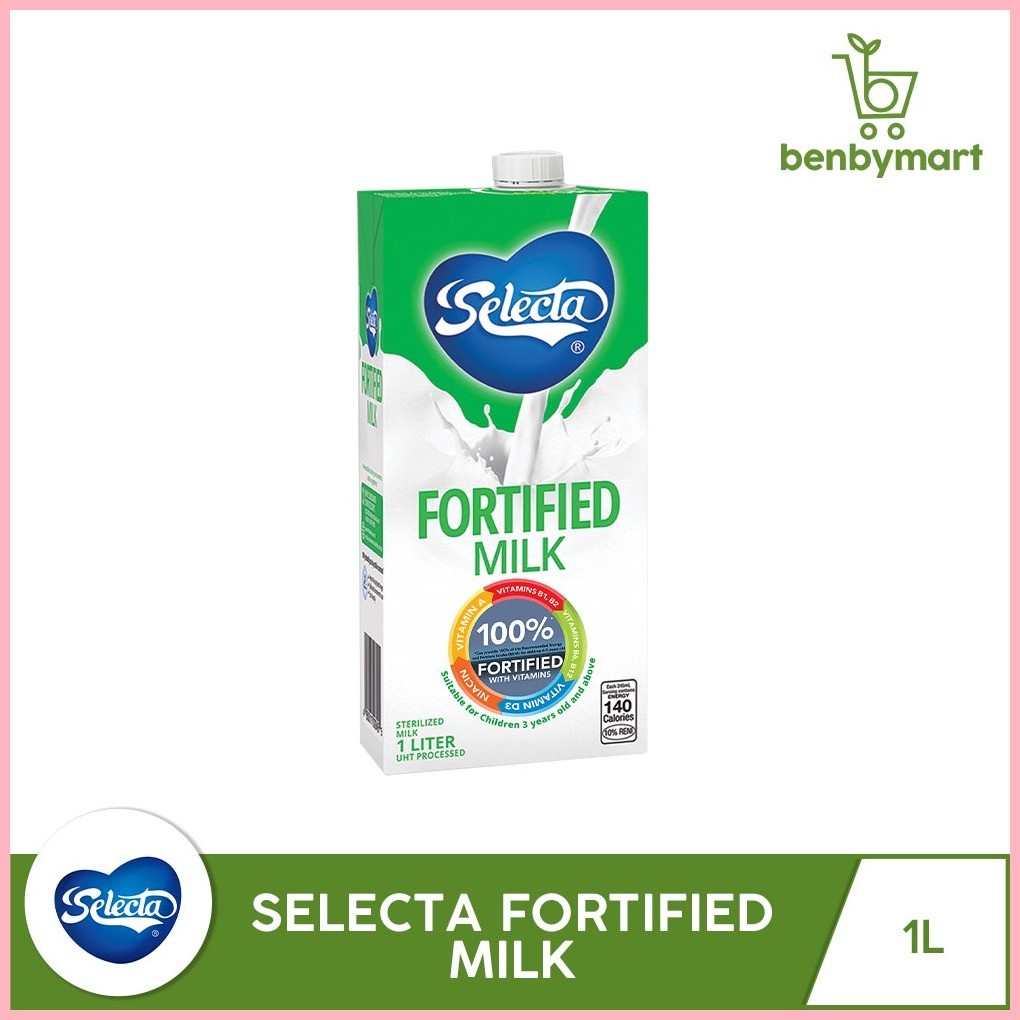 Selecta Fortified Milk 1 Liter | Shopee Philippines