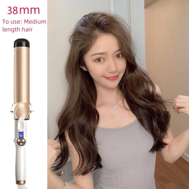 In vogue 38mm Curg For Electric Big Curly Iron Hair Curlier Curler Wand ...