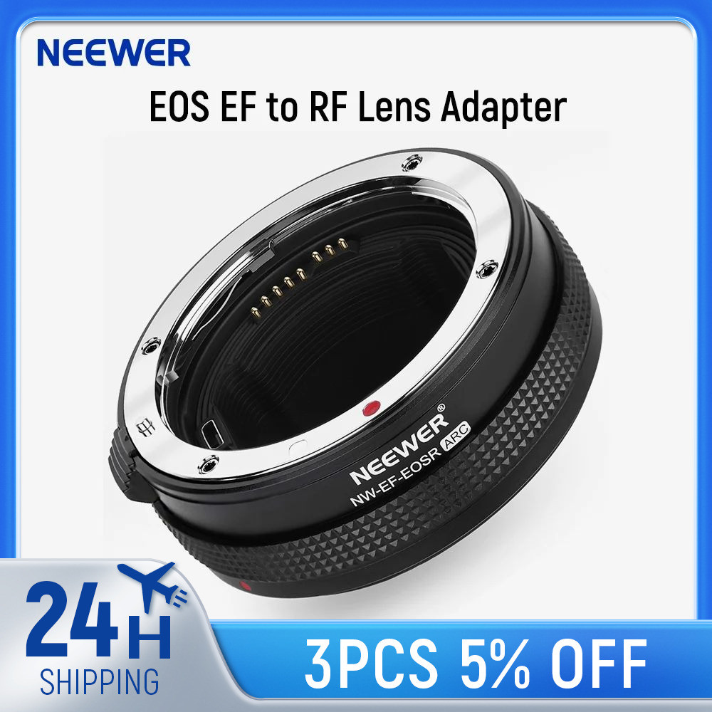 NEEWER EOS EF to RF Lens Adapter, Auto Focus Lens Mount Adapter with ...