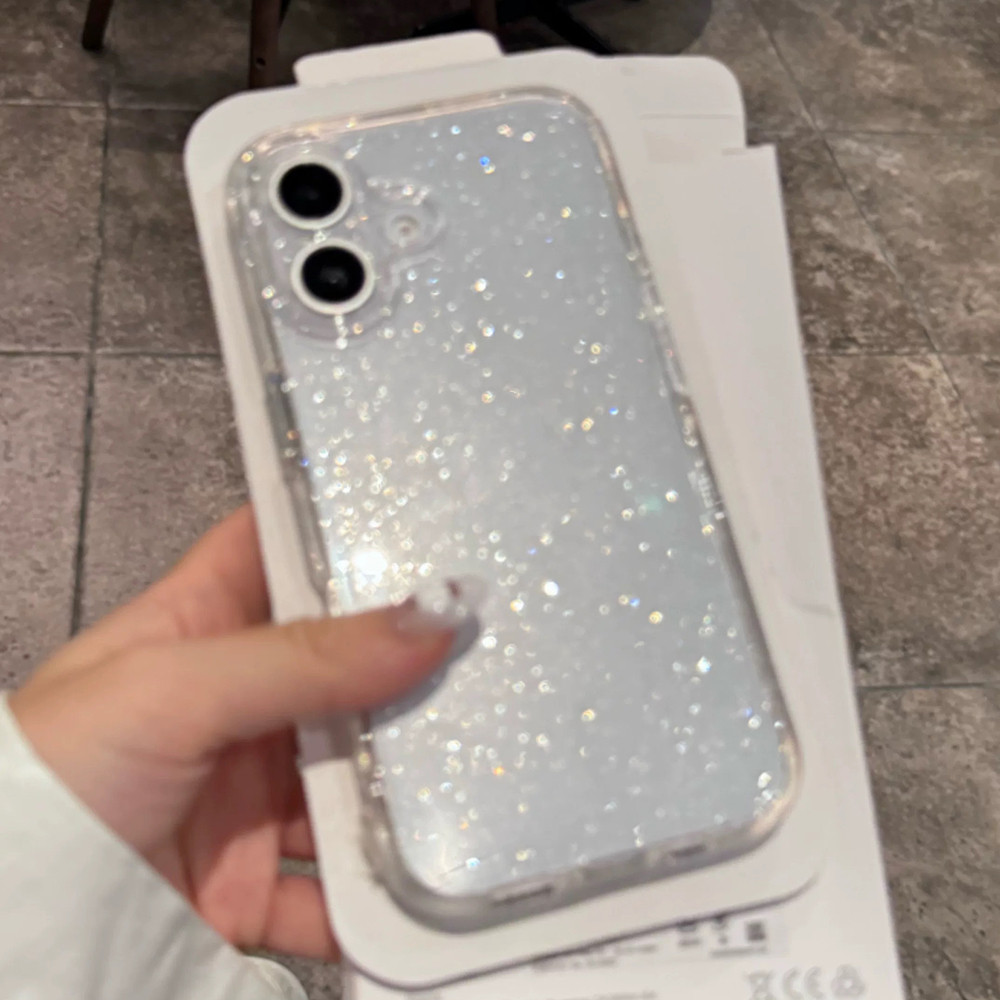 Simple Casing Glitter Shiny Phone Case For iPhone 16ProMax 16Pro 16 ...