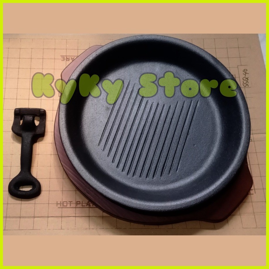 Hot Plate Round Line - Pepper Lunch Cast Iron Steak Plate | Shopee ...