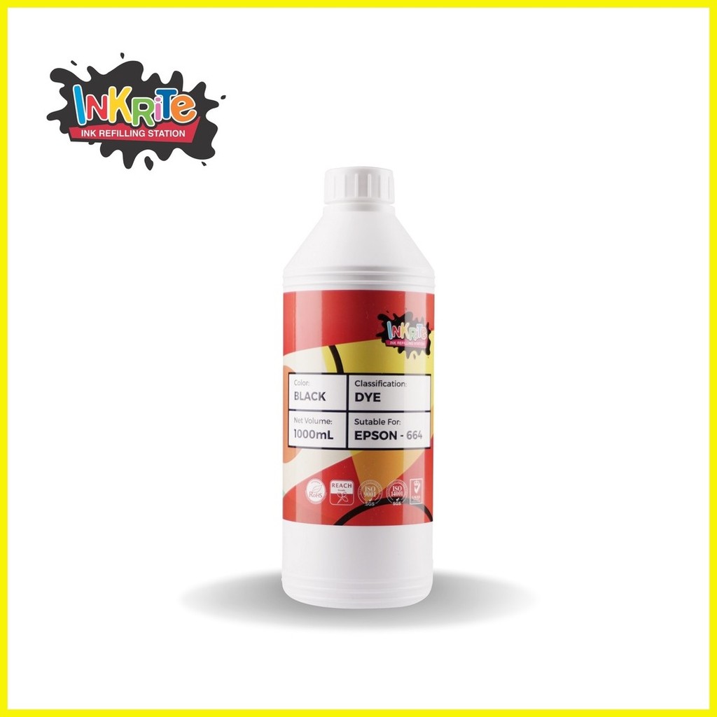Inkrite Ink for Epson L-Series 664 Inkjet Printers, 1000 ml | Shopee ...