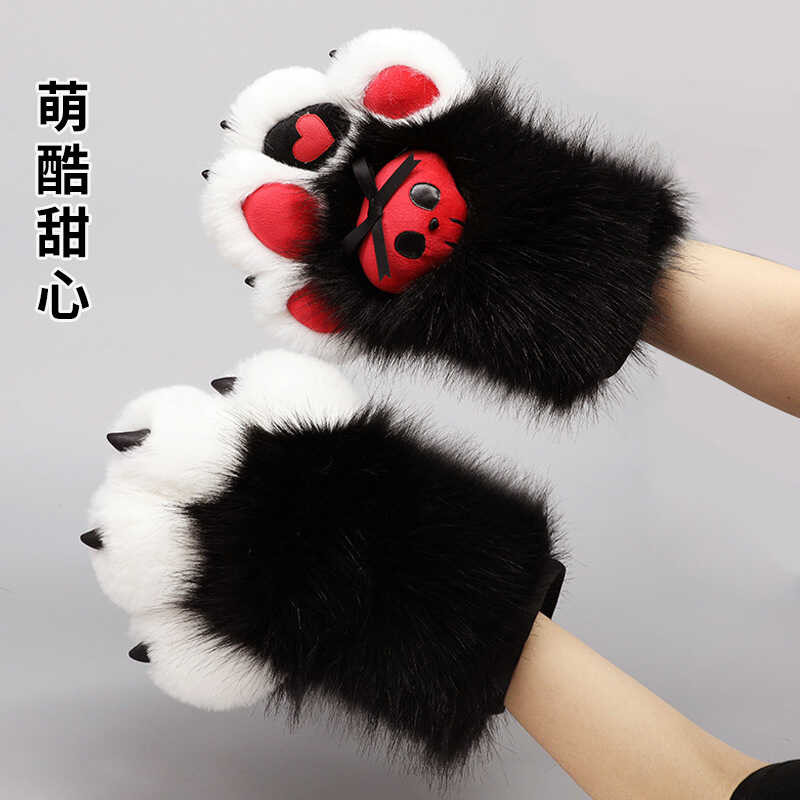 Tt Plush Furry Costume Paws Fursuit Creative Sweet Cool Cosplay ...