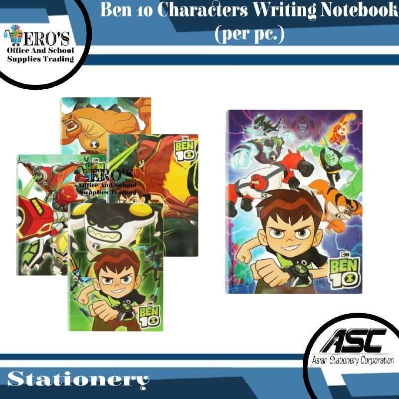 CARTOON NETWORK BEN 10 WRITING NOTEBOOK I SOLD PER PIECE | Shopee ...