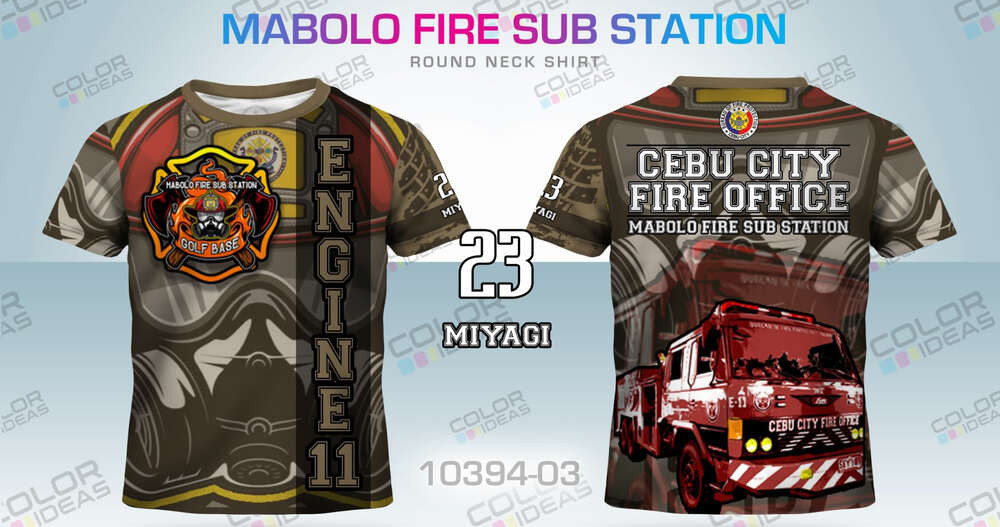 8c6f0 3D print Tshirt philippine fire officer BFP High quality full ...