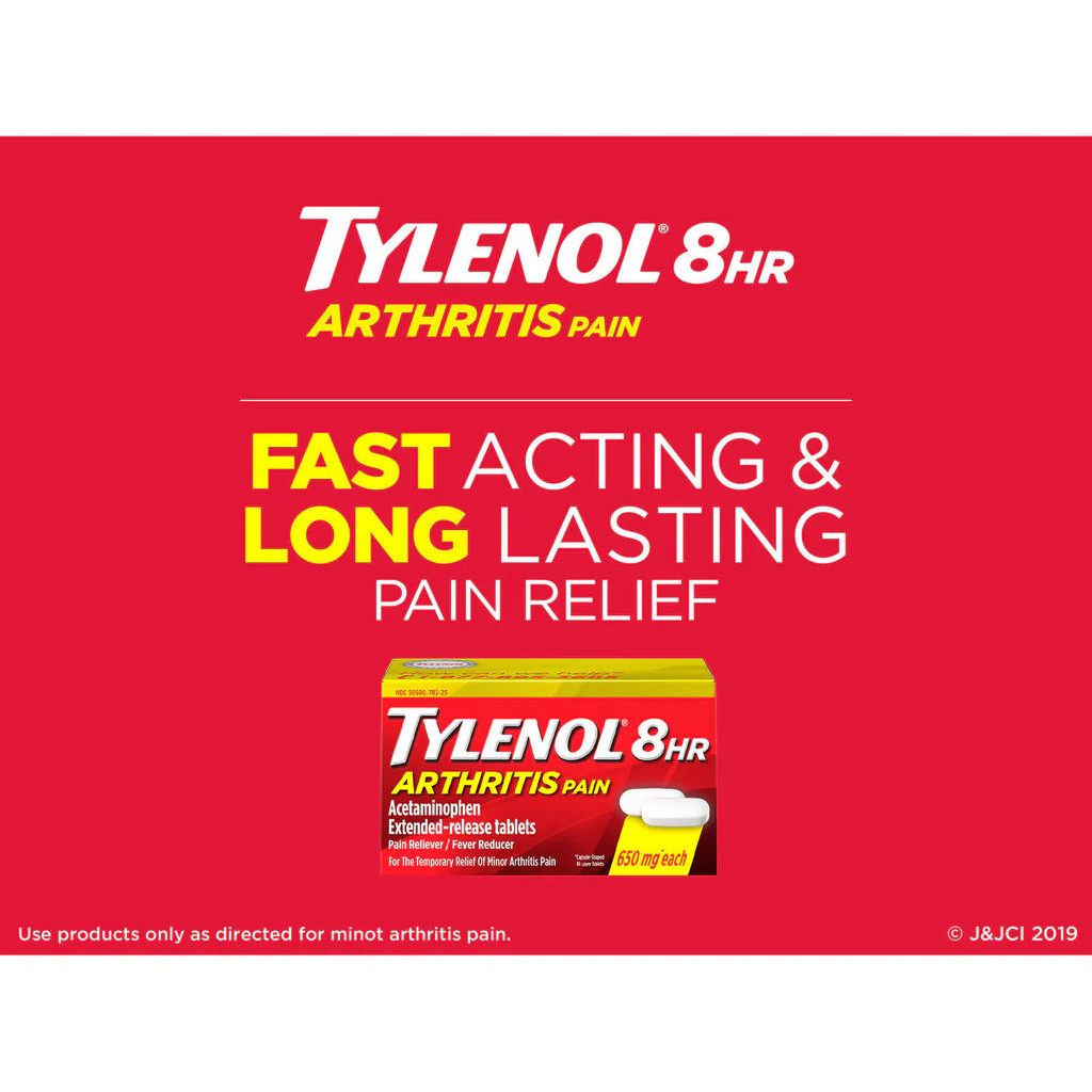 SUNPLAN.PH Tylenol 8 HR Arthritis Pain Extended Release Caplets, 650 Mg ...