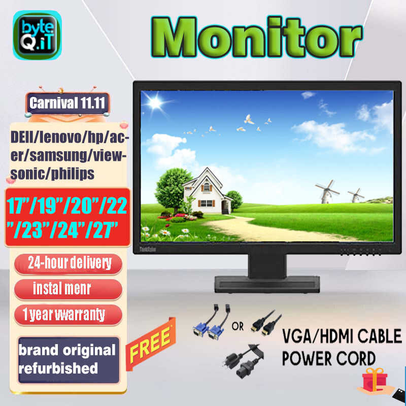 Monitor Computer 17"19" 20"22"23" 24" 27" Inch Gaming Monitor HD 1080P ...