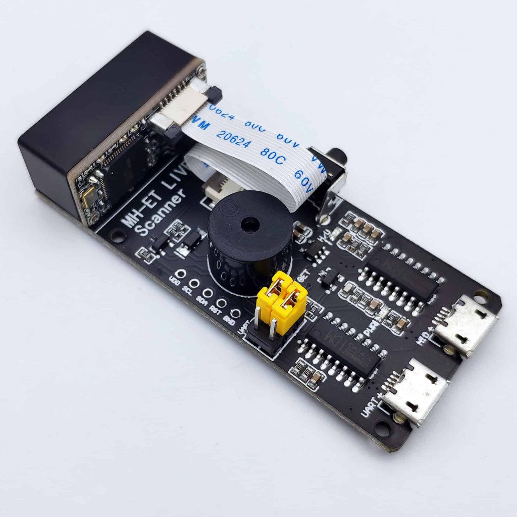 QR Barcode Scanner for Arduino Module 1D 2D Code QR code reader module ...