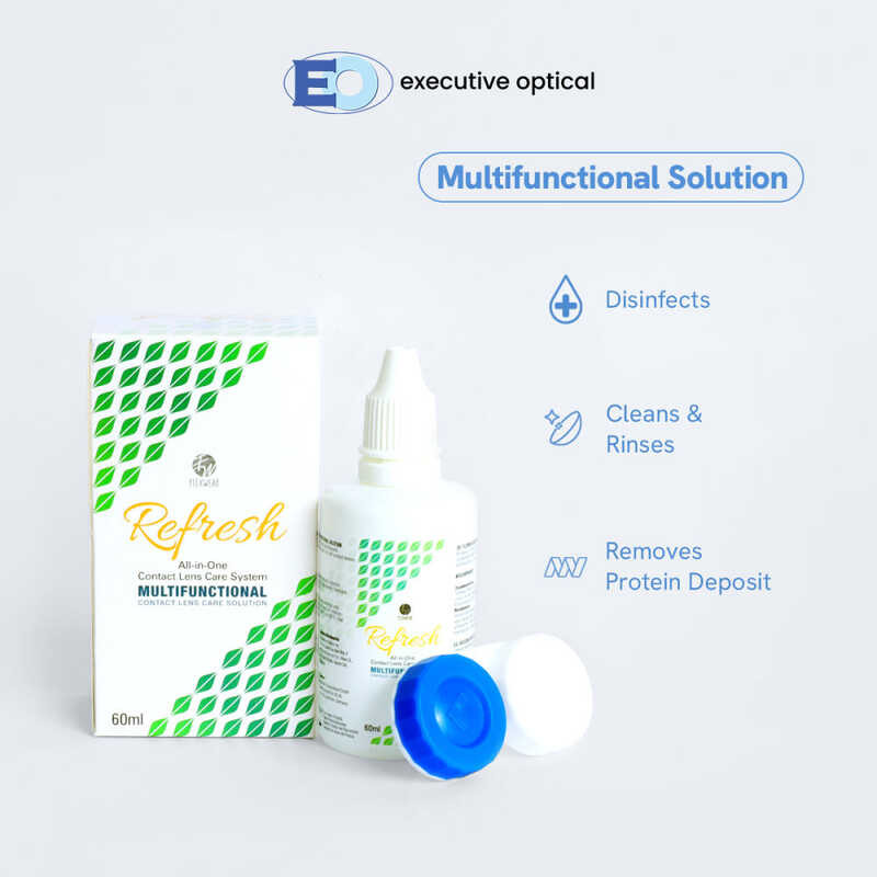 EO Flexwear Refresh Multifunctional Contact Lens Care Solution 60Ml 682 ...